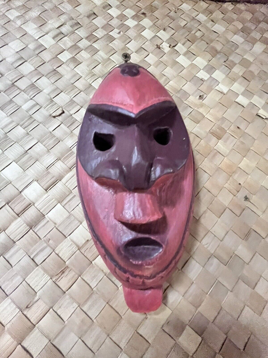 Mini PNG Style Masked Tiki Mask by Smokin' Tikis Hawaii
